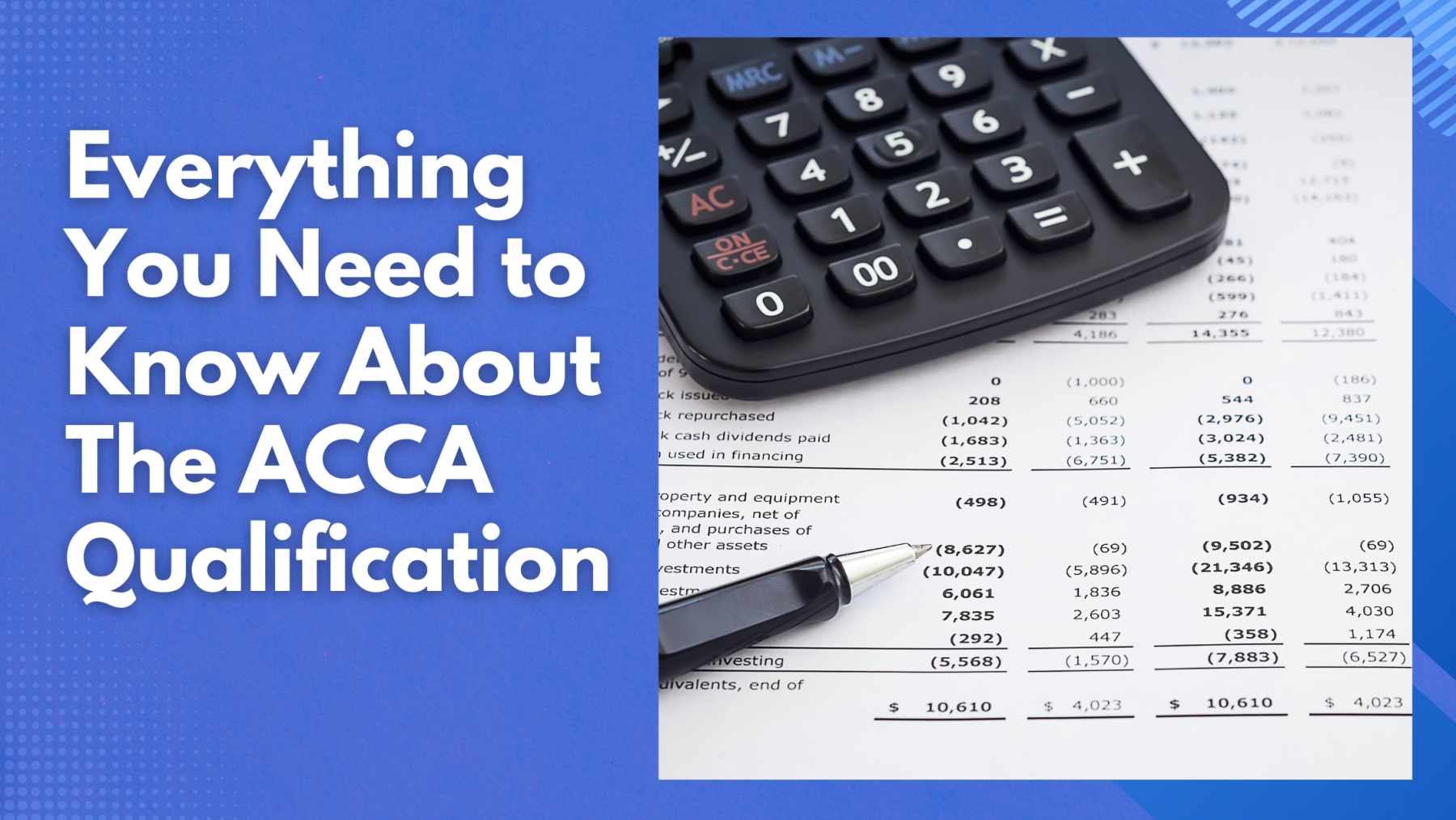 Everything You Need to Know About The ACCA Qualification | Assistance